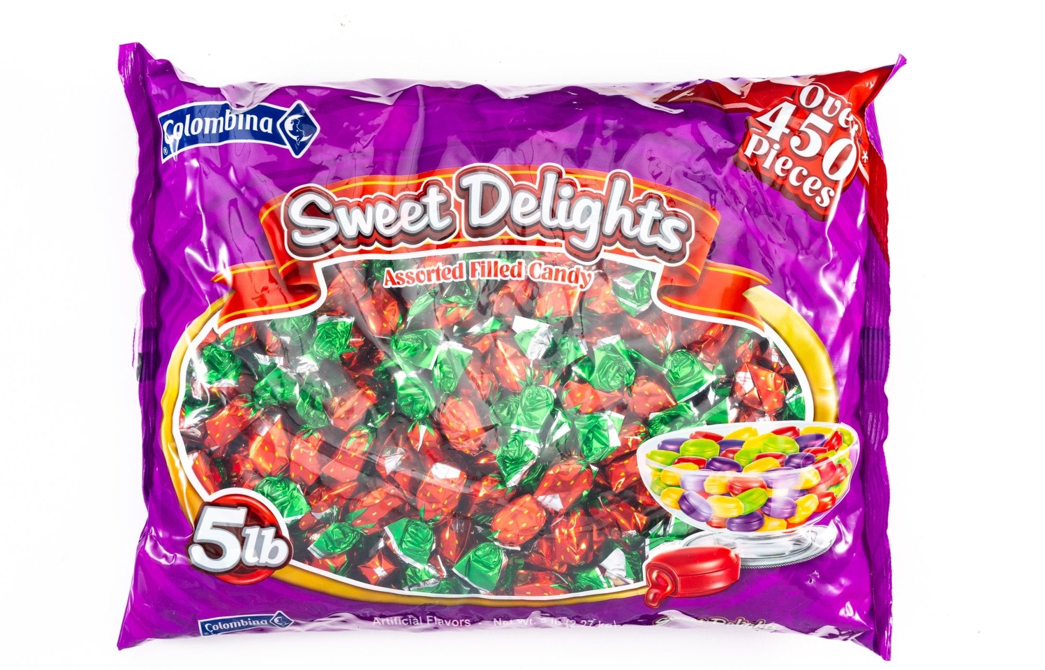 Colombina - Sweet Delights Assorted Filled Candy Bulk Bag (80 oz, 450 ...