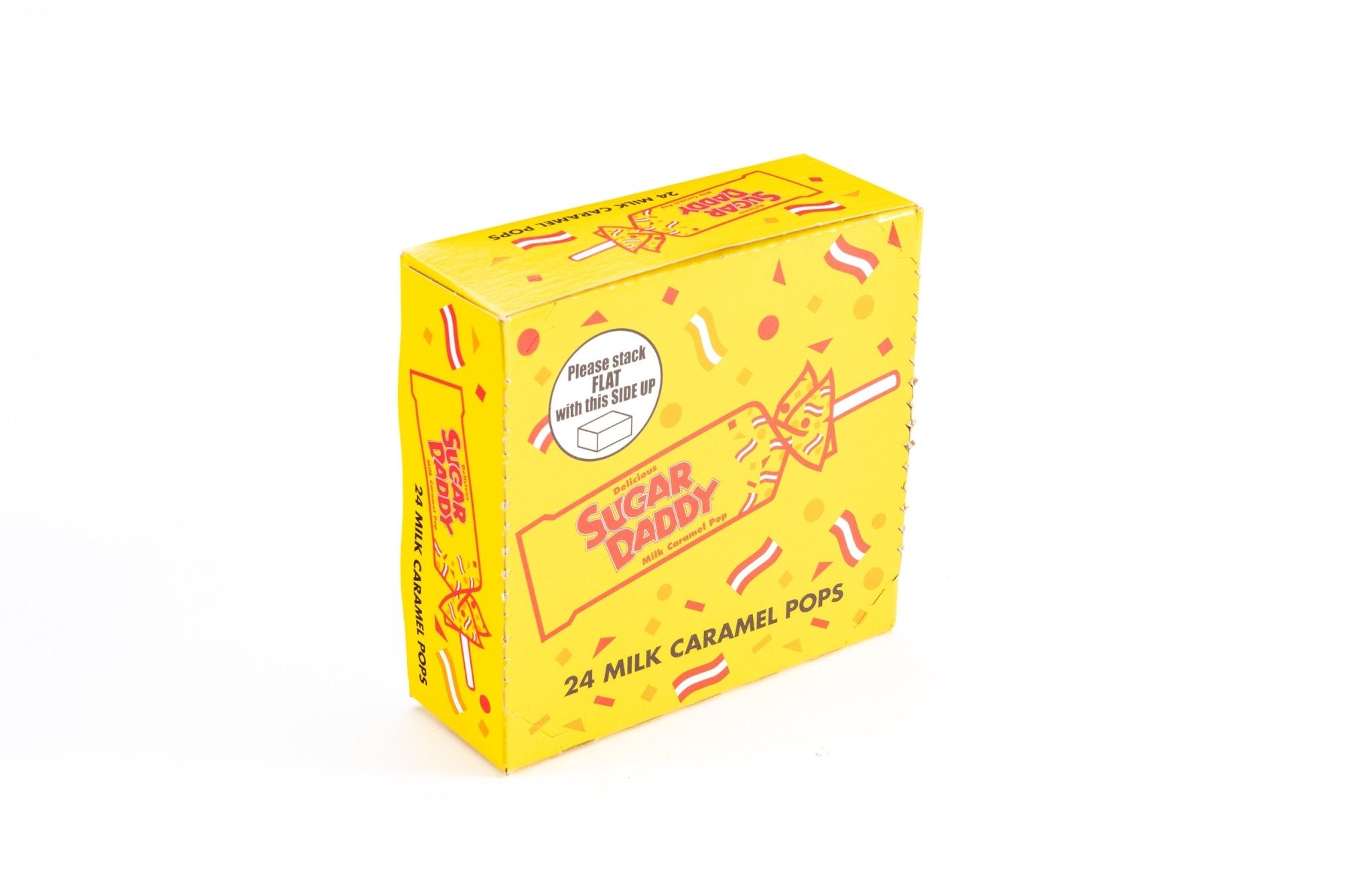 Sugar Daddy Milk Caramel Pops Individually Wrapped Bulk Pack (1.7 oz ...