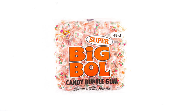 Big Bol Super Bubble Gum Bulk Pack (0.42 oz, 48 ct.) – Vintage Candy Co.