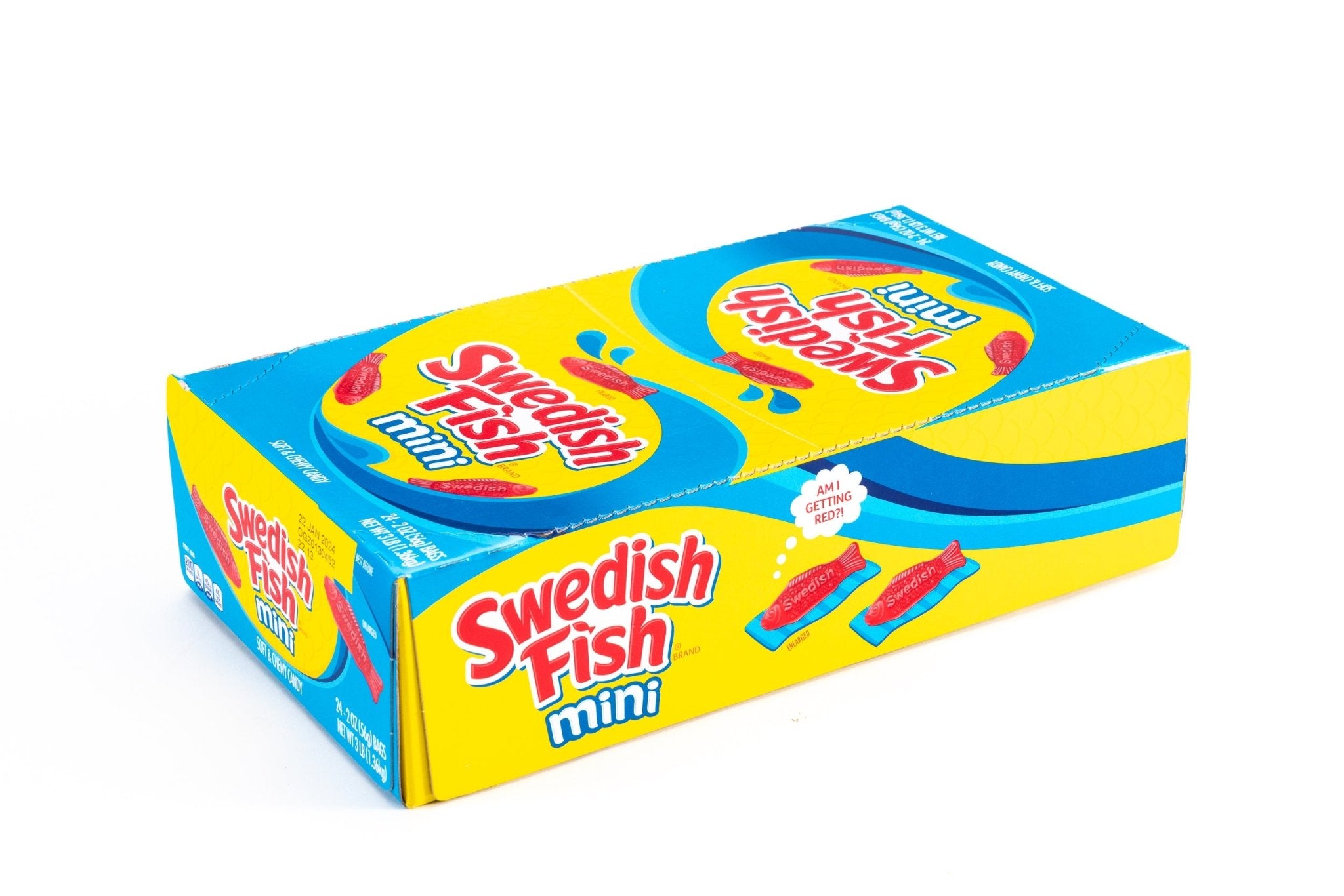Swedish Fish Mini Soft And Chewy Candy Bulk Box (2 oz, 24 ct ...