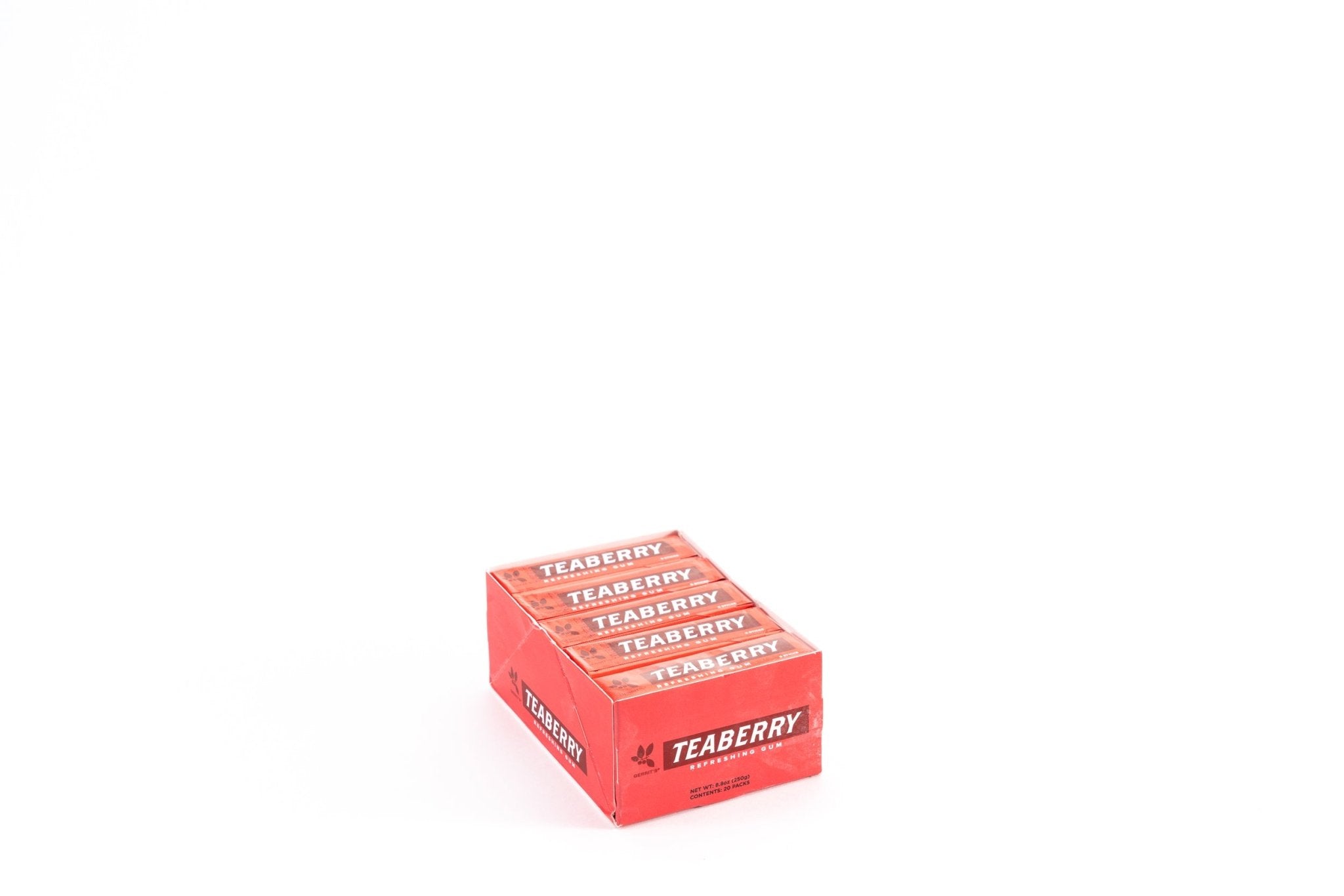 Teaberry Refreshing Gum Bulk Box (0.44 oz, 20 ct.) – Vintage Candy Co.