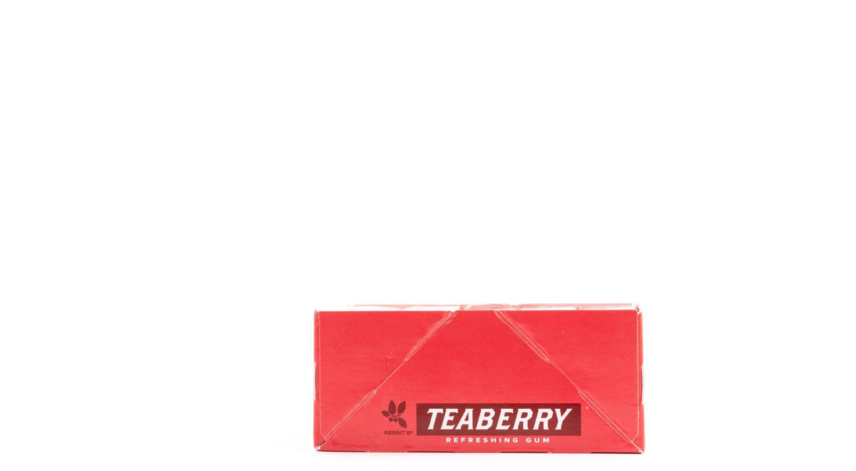 Teaberry Refreshing Gum Bulk Box (0.44 oz, 20 ct.) – Vintage Candy Co.