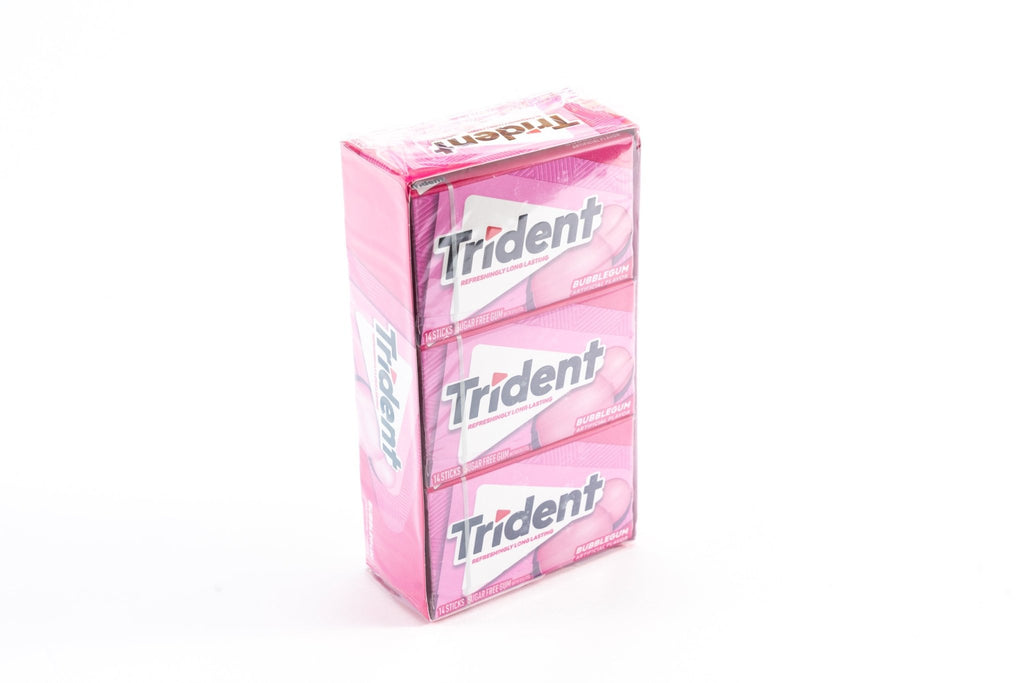 Trident Bubble Gum Sugar Free Gum Bulk Box (0.93 oz, 15 ct.) – Vintage ...