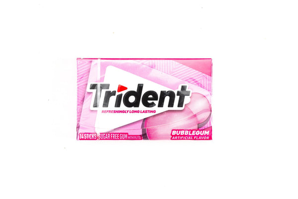 Trident Bubble Gum Sugar Free Gum Bulk Box (0.93 oz, 15 ct.) – Vintage ...