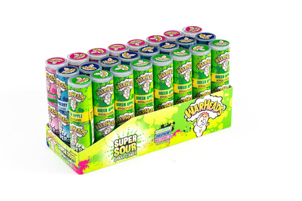 Warheads Super Sour Spray Candy Bulk Box (0.68 oz, 24 ct.) – Vintage ...