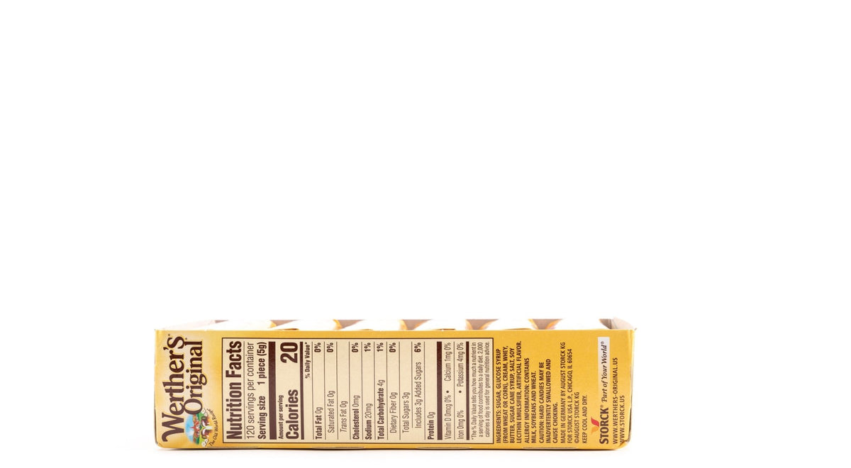 Werthers Original Roll Caramel Hard Candy Bulk Box (1.8 oz, 12 ct ...