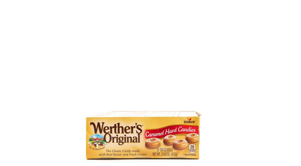 Werthers Original Roll Caramel Hard Candy Bulk Box (1.8 oz, 12 ct ...