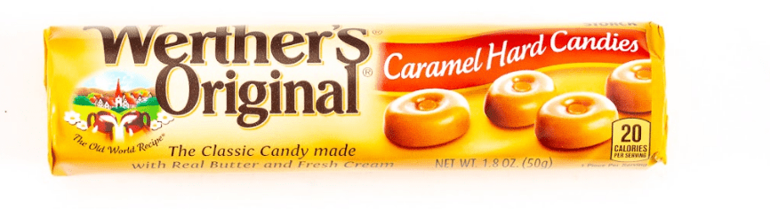 Werthers Original Roll Caramel Hard Candy Bulk Box (1.8 oz, 12 ct ...